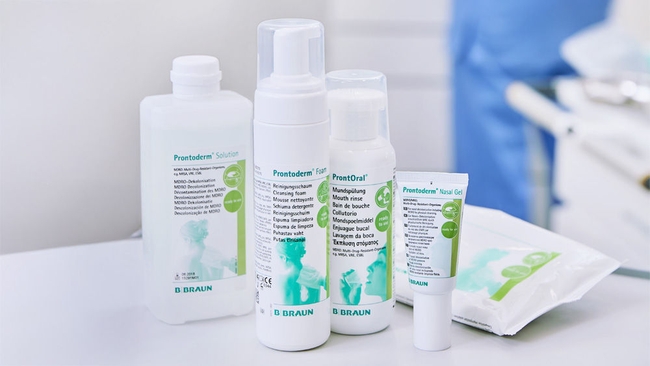 Gegen MRSA: Antibakterielle Waschung mit Prontoderm® - B. Braun
