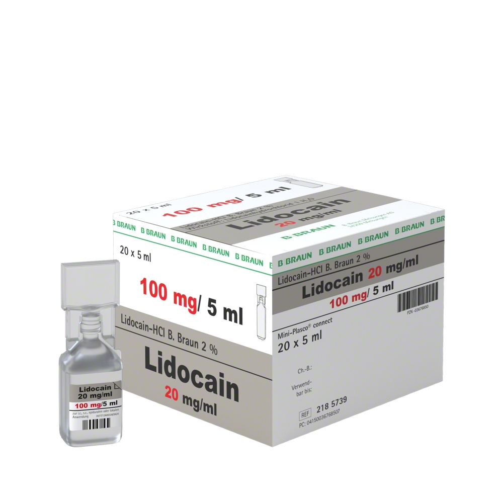 Lidocain-HCl B. Braun 2 % Injektionslösung