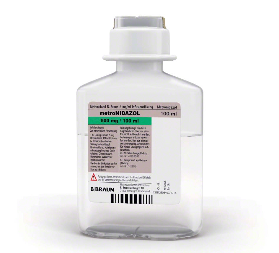 Metronidazol B. Braun 5 mg/ml Infusionslösung