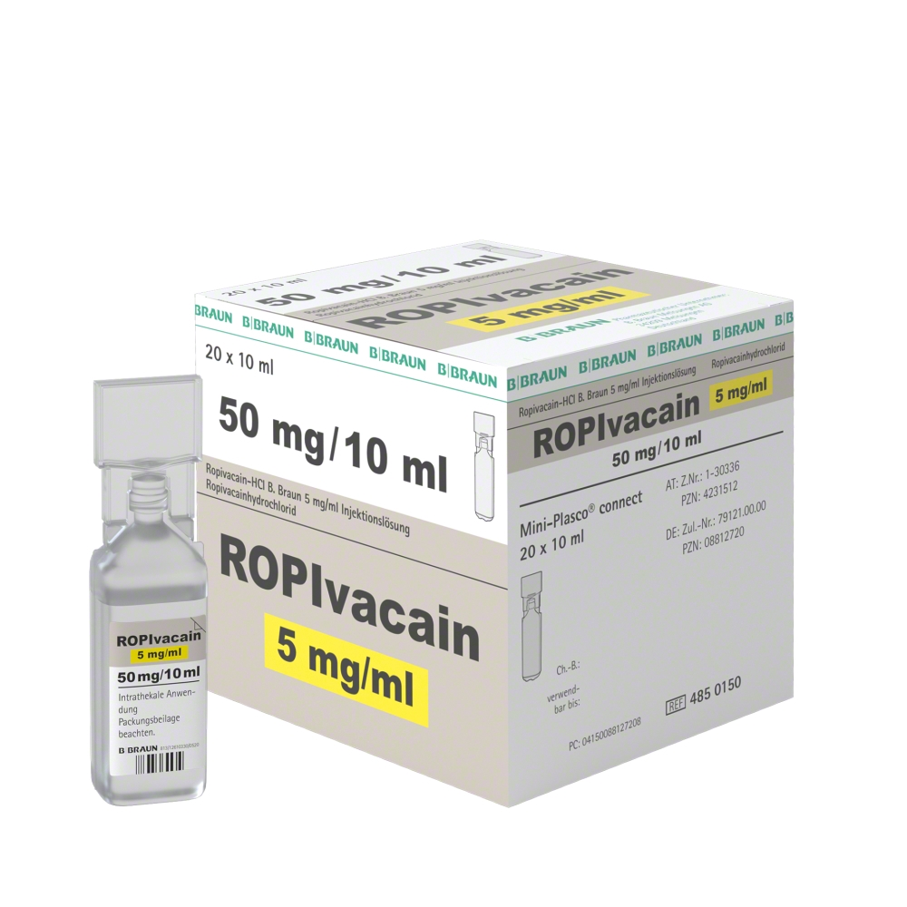 Ropivacain-HCl B. Braun 5 mg/ml Injektionslösung